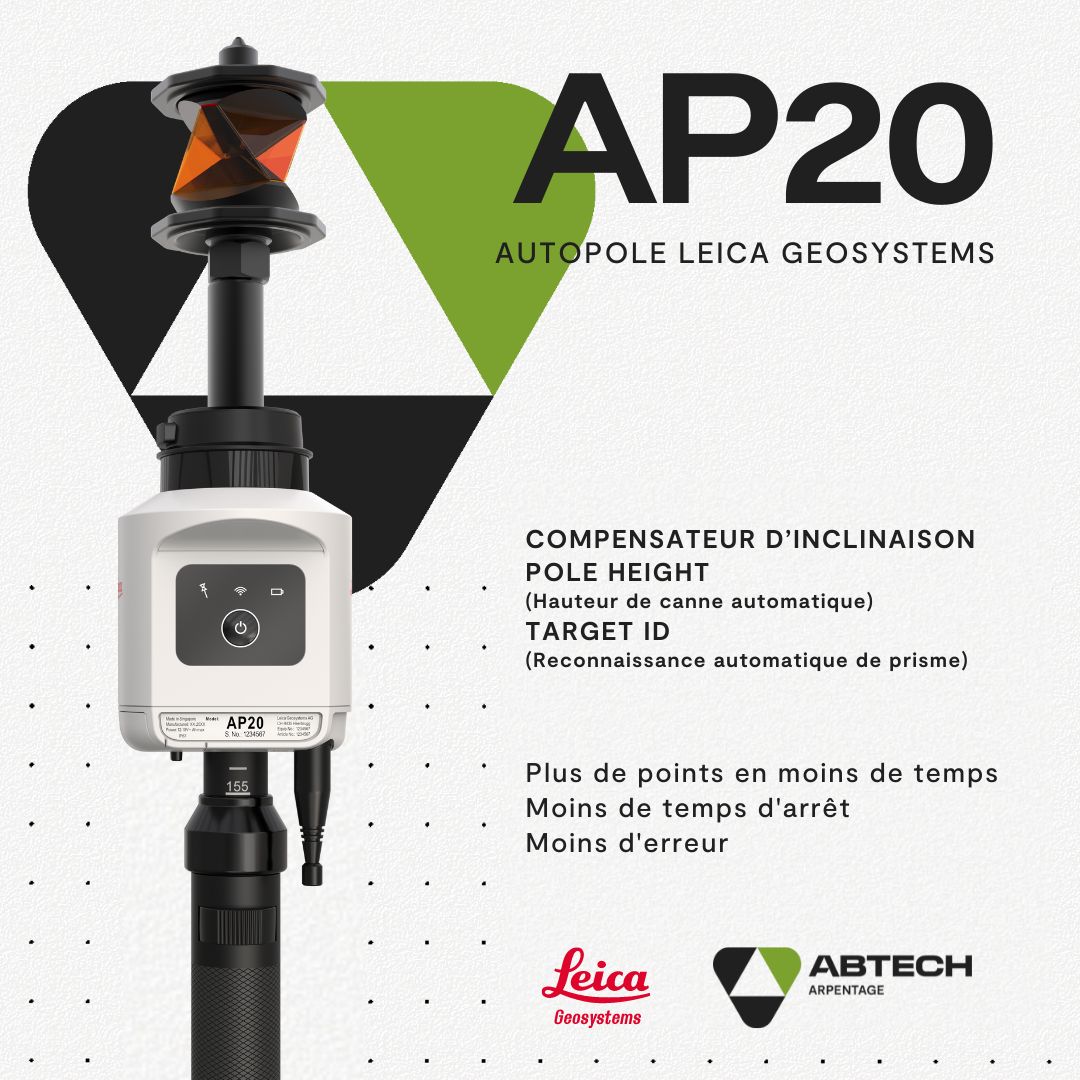 Révolutionnez vos relevés topographiques avec l'AP20 de Leica ...